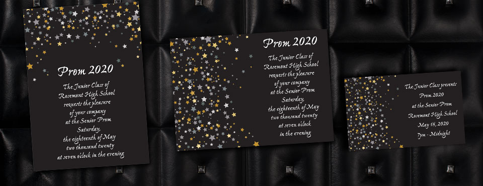 Prom Invitations - Customizable Prom Invitation Ideas | Anderson's