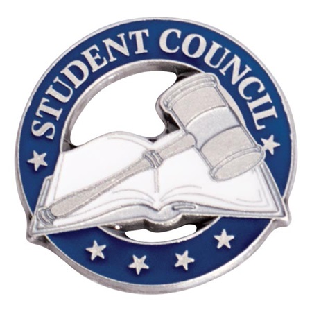 Student Council Award Pin - Book and Gavel | Anderson's