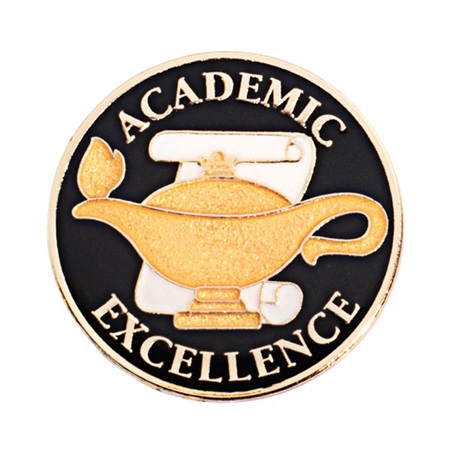 Academic Excellence Award Pin – In Honor of Academic Excellence ...