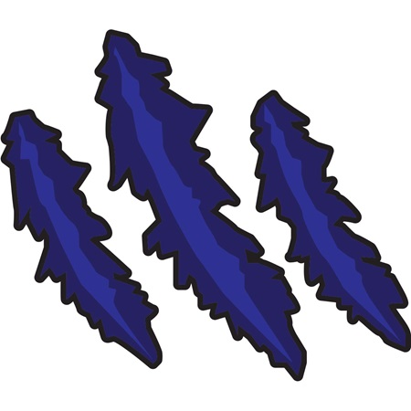 Blue Claw Marks Temporary Tattoos | Anderson's