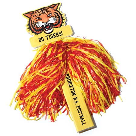 Custom Mascot Pom-Poms - Two Colors | Anderson's