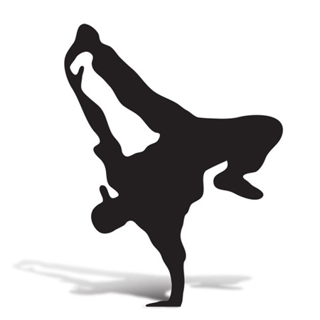 Break Dancer 3 Cut Out Silhouette | Anderson's